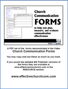 Planning forms, ready-to-print PDFs & editable MS Publisher Files ...