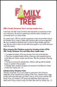 Christmas SAMPLE: A Christmas Tree that encourages giving | Effective ...