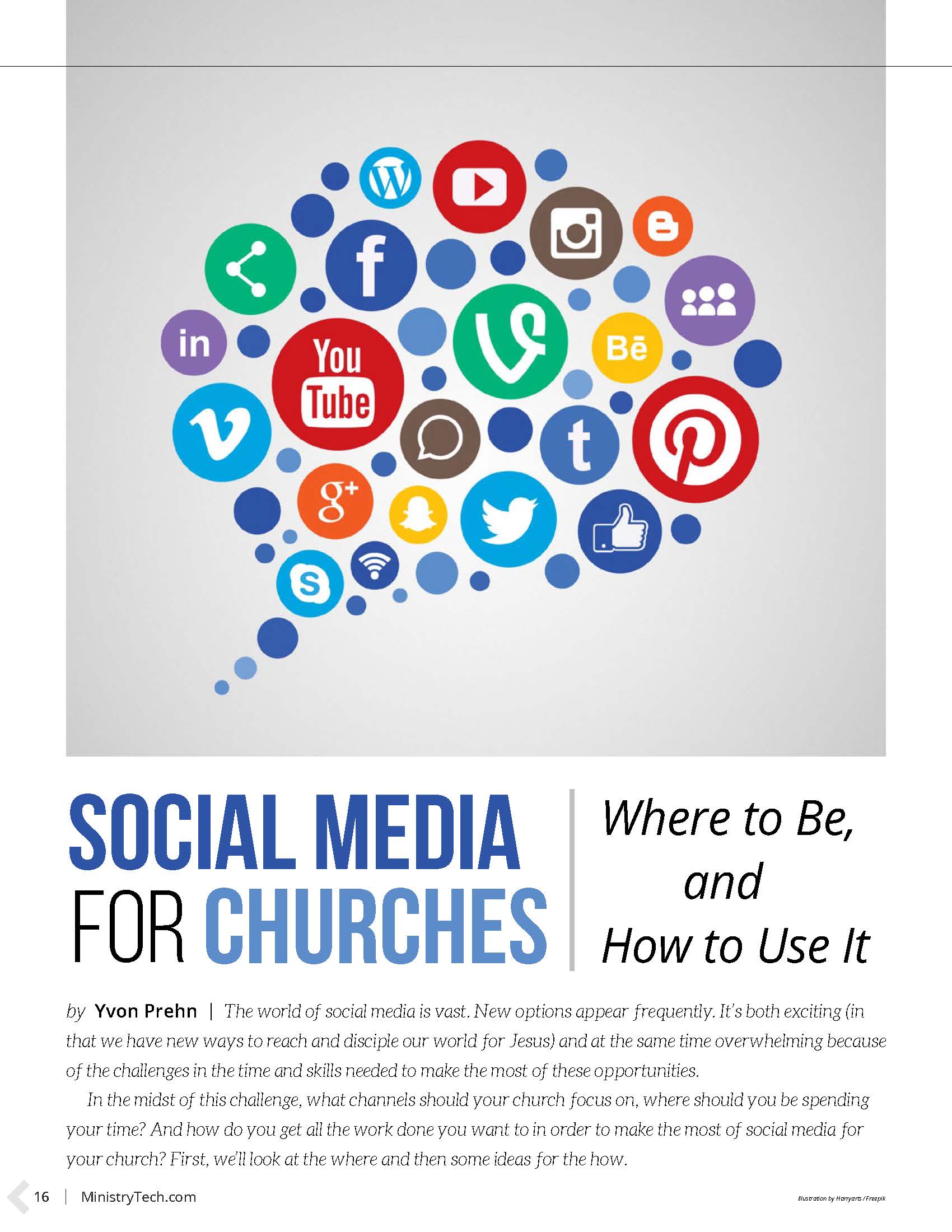 Social Media for Churches, where to be and how to use it | Effective ...