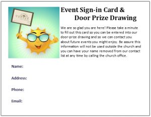 Church Connection Cards | Effective Church Communications