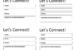 New FREE set of Connection Card Templates available | Effective Church ...